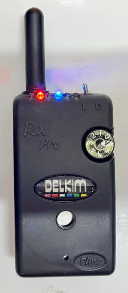 Delkim TXi Plus Bite Alarms Red & Blue + Snag Ears + RX Pro Plus Recei ...