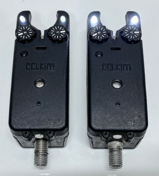 Delkim EV-D Bite Alarms White X2 – Fish For Tackle