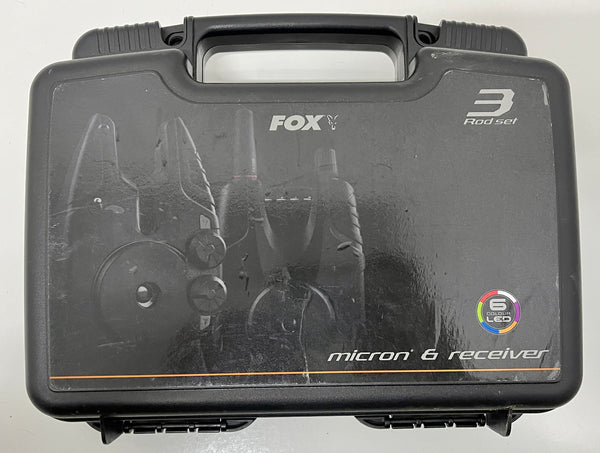 Fox Micron MX Bite Alarms 3 Rod Set – Fish For Tackle